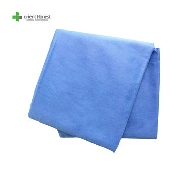 China Disposable blue sheet, ambulance, soft breathable SMS non woven ...