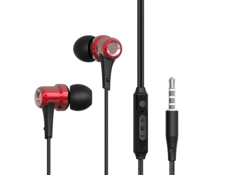 China Metal wired headphones with Deep Bass in-ear stereo headset ...