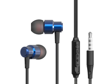 China Metal wired headphones with Deep Bass in-ear stereo headset ...
