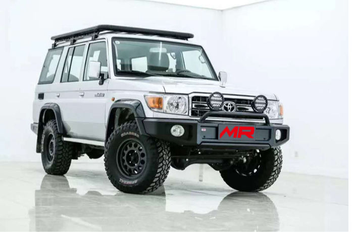 China Steel Front Bumper for Toyota LC76 on Global Sources,Steel bull ...