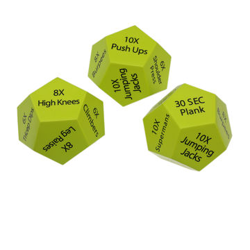 China 12 Side Fitness Yoga Exercise Sports Gym Stress Ball PU Foam Dice ...