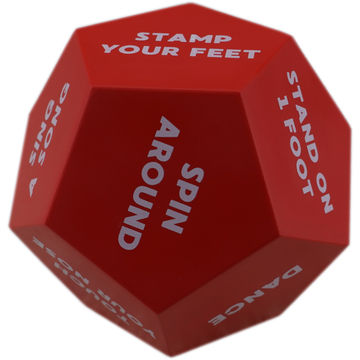 China 12 Side Fitness Yoga Exercise Sports Gym Stress Ball PU Foam Dice ...