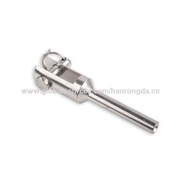 China 316 Stainless Steel Swage Fork Jaw End Terminal for Wire Rope ...