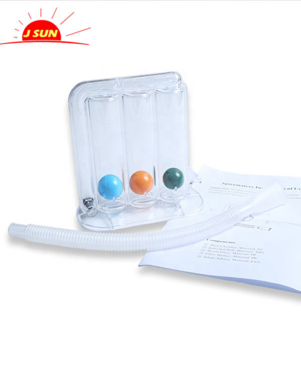 Medical deep breathing exerciser 600cc 900cc 1200cc 3 balls incentive ...