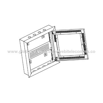 China 9U/12U/15U Embedded Slim Wall Mounting Network Cabinet on Global ...