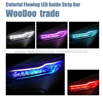 China 30-60cm RGB colorful flowing LED Guide Strip Bar for car trunk ...