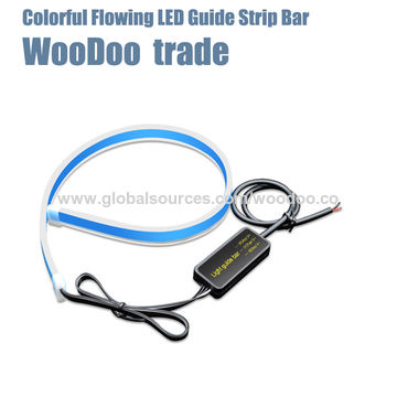China 30-60cm RGB colorful flowing LED Guide Strip Bar for car trunk ...