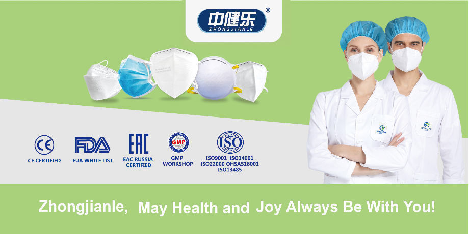 ZHONG JIANLE White fashion High Quality mask suppliers Disposable Face ...