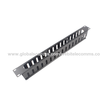 China Metal cable manager 1U/2U 19'',spcc cold rolled steel,black/gray ...