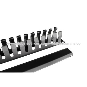 China Metal cable manager 1U/2U 19'',spcc cold rolled steel,black/gray ...