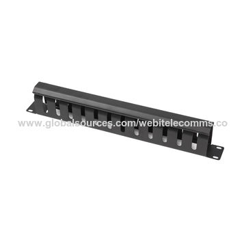 China Metal cable manager 1U/2U 19'',spcc cold rolled steel,black/gray ...