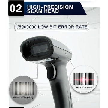 China GTCODESTAR Handheld qr bar code reader 360 degree 2d barcode ...