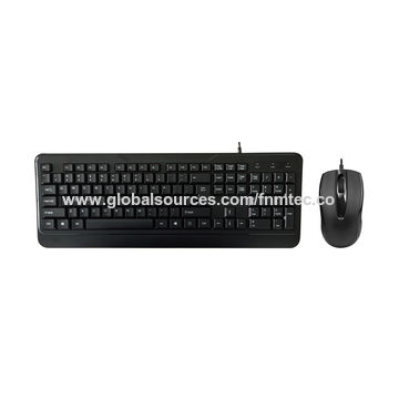 China High quality ABS black full size 104 keys wired office keyboard ...