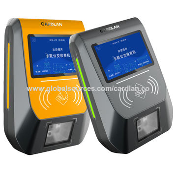 China Cardlan Bus Smart Card Reader support QR Code Payment and NFC ...