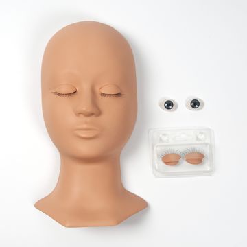 China Eyelash Practice Mannequin Extension Makeup Lashes Set For Lash ...
