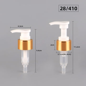 China 28/410 Gold collar lotion Pump dispenser for bottle on Global Sources,28/410 Pump for ...