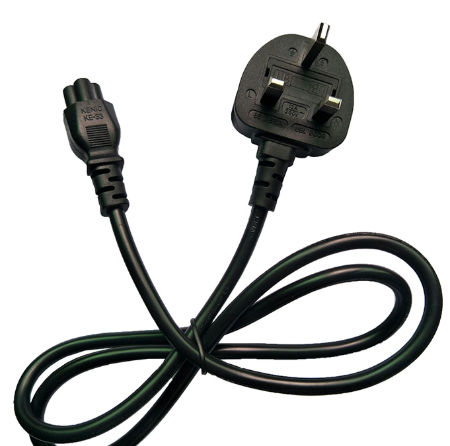 AC Power Cord, UK Power Cord 13A C5 Power Cord 2M BS Approved UK Plug ...