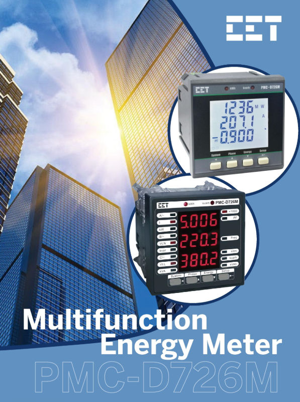 China CET Manufacturer Low-Cost SOE Log 3 Phase DIN RS485 Digital Multi ...
