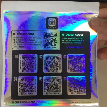 China 3D Custom Hologram Sticker with QR Code on Global Sources,label ...