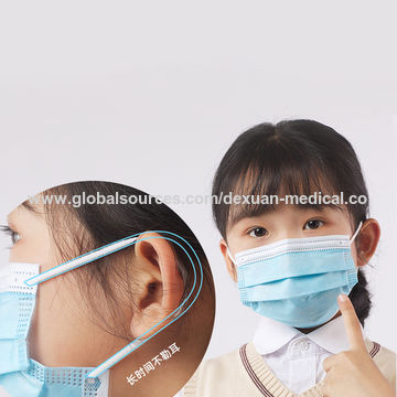 China Surgical Disposable Non Woven Ear loop 3-ply earloop face mask ...