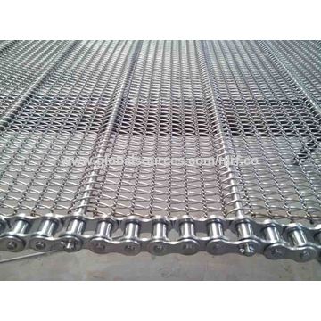 China New arrival custom design stainless steel chain link conveyor ...