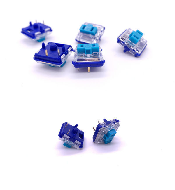 China Kailh Low Profile Mechanical Keyboard Switches, Choc Blue, 25gf ...