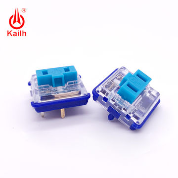 China Kailh Low Profile Mechanical Keyboard Switches, Choc Blue, 25gf ...