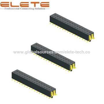 China Bottom Entry Female Header, 2.0mm Pitch Pin and Socket Connector ...