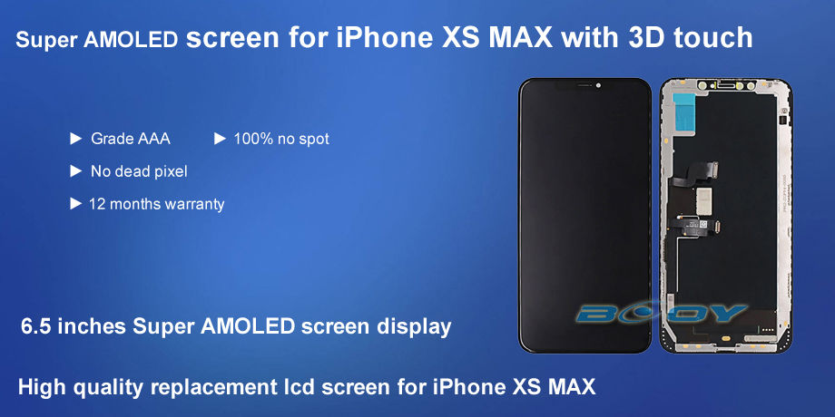 HEX XS MAX OLED Hard LCDs screen for iPhone XS MAX, OLED hard screen ...