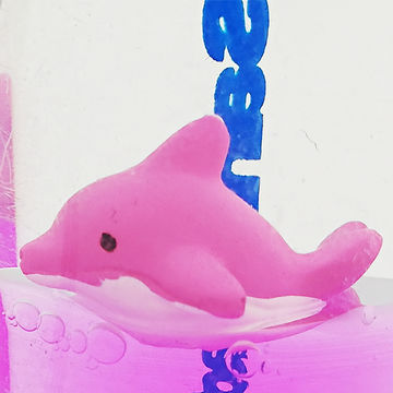 China Acrylic personalized cartoon floating cute bottle keychain liquid ...