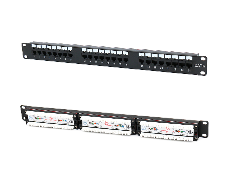 China 180 degree 24 port Patch Panel UTP w/LED light on Global Sources ...