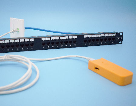 China 180 degree 24 port Patch Panel UTP w/LED light on Global Sources ...