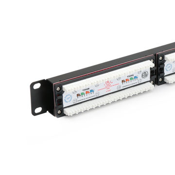 China 180 degree 24 port Patch Panel UTP w/LED light on Global Sources ...