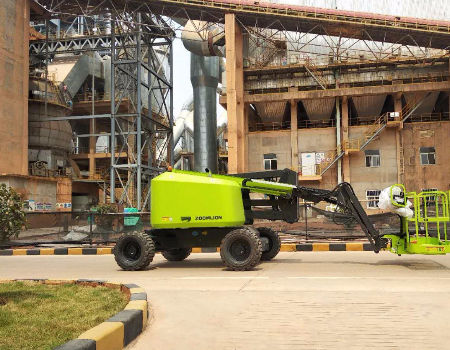 ZA14JE Electric Telescopic Hydraulic Work Platform Ladder Aerial ...