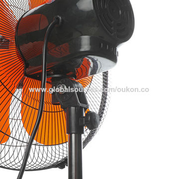 China Stand fan in 5 orange colorful blades on Global Sources,stand fan ...