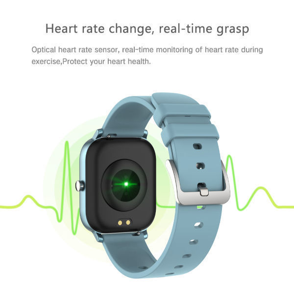 New P8 Smartwatch IP67 Heart Rate Blood Pressure Blood Oxygen Activity ...