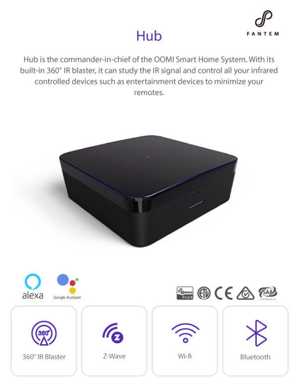 Z-wave gateway/cube/hub with wifi/bluetooth function for smart home ...