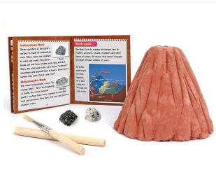 China 6 in 1 DIY Kids Educational Toy Science Experiment Kits Volcano ...
