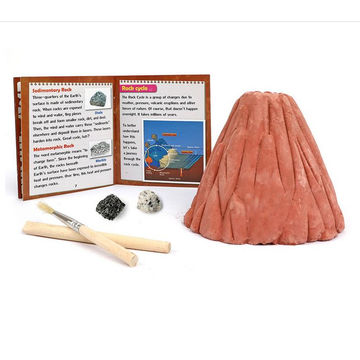 China 6 in 1 DIY Kids Educational Toy Science Experiment Kits Volcano ...