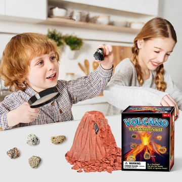 China 6 in 1 DIY Kids Educational Toy Science Experiment Kits Volcano ...