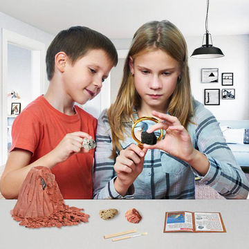 China 6 in 1 DIY Kids Educational Toy Science Experiment Kits Volcano ...