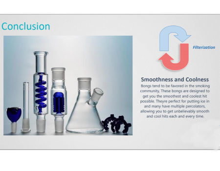 25CM Wolf Beaker Bong with Ice Catcher 18mm female joint Glass Smoking ...