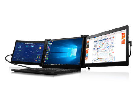 China Trio Max Portable Monitor for Laptop, Mobile Pixels 10.1" Full HD ...