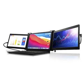 China Trio Max Portable Monitor for Laptop, Mobile Pixels 10.1" Full HD ...