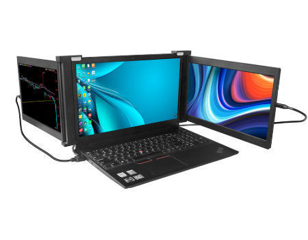 Portable Monitor Laptop Screen Extender Dual 11.6 Display FHD IPS USB-A ...