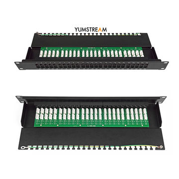China 19in 1U 50 port cat 3 voice 50 port audio patch panel on Global ...