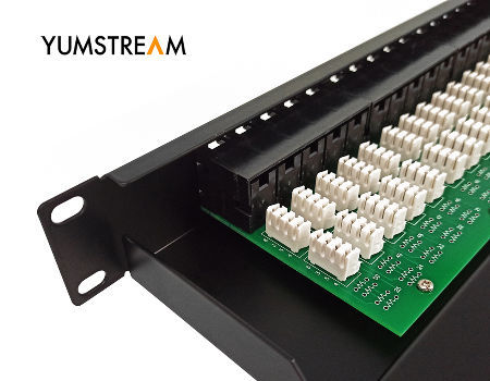 China 19in 1U 50 port cat 3 voice 50 port audio patch panel on Global ...