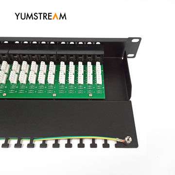China 19in 1U 50 port cat 3 voice 50 port audio patch panel on Global Sources,voice patch panel ...