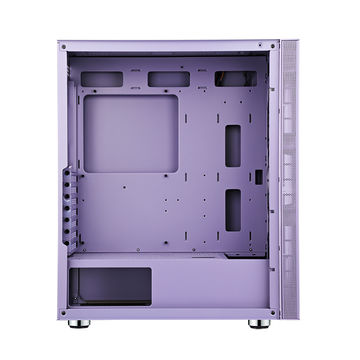 China SAMA 3702 colorful gaming atx computer case in purple support ...