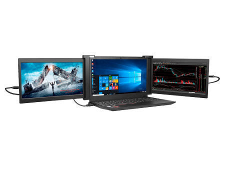 Mobile monitor 11.6 Dual & Trio Screen 1080P IPS Display with USB A ...